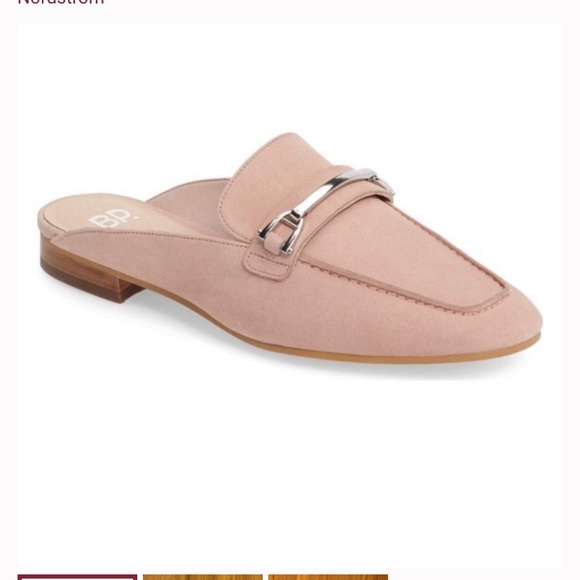 bp | Shoes | Bp Mules Light Pink Genuine Leather Sz 6 Nwt | Poshmark